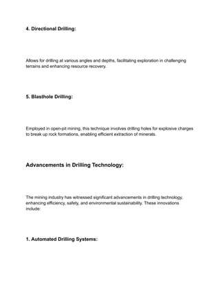 The Essential Role Of Drilling In Mining Operations.pdf