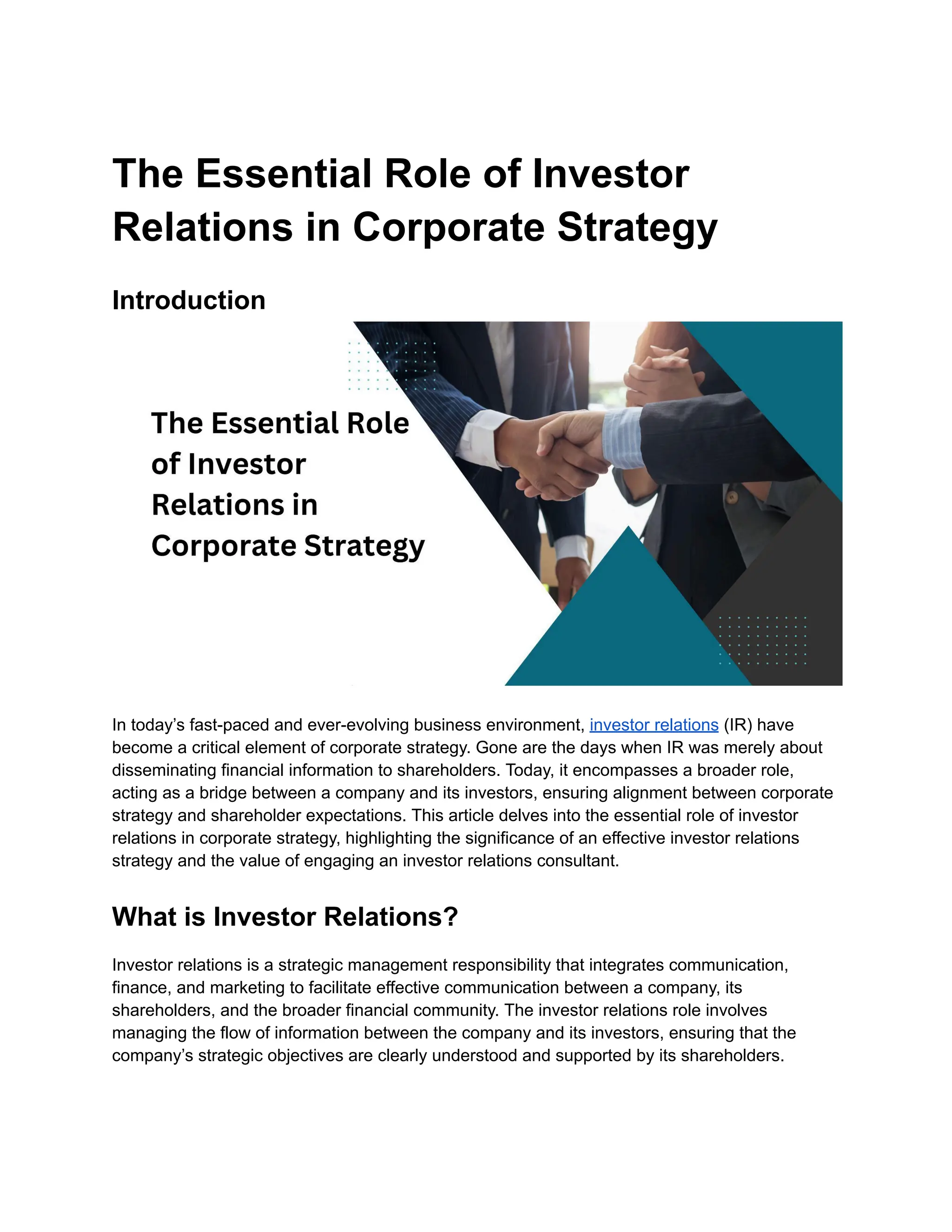 The Essential Role of Investor Relations in Corporate Strategy.pdf