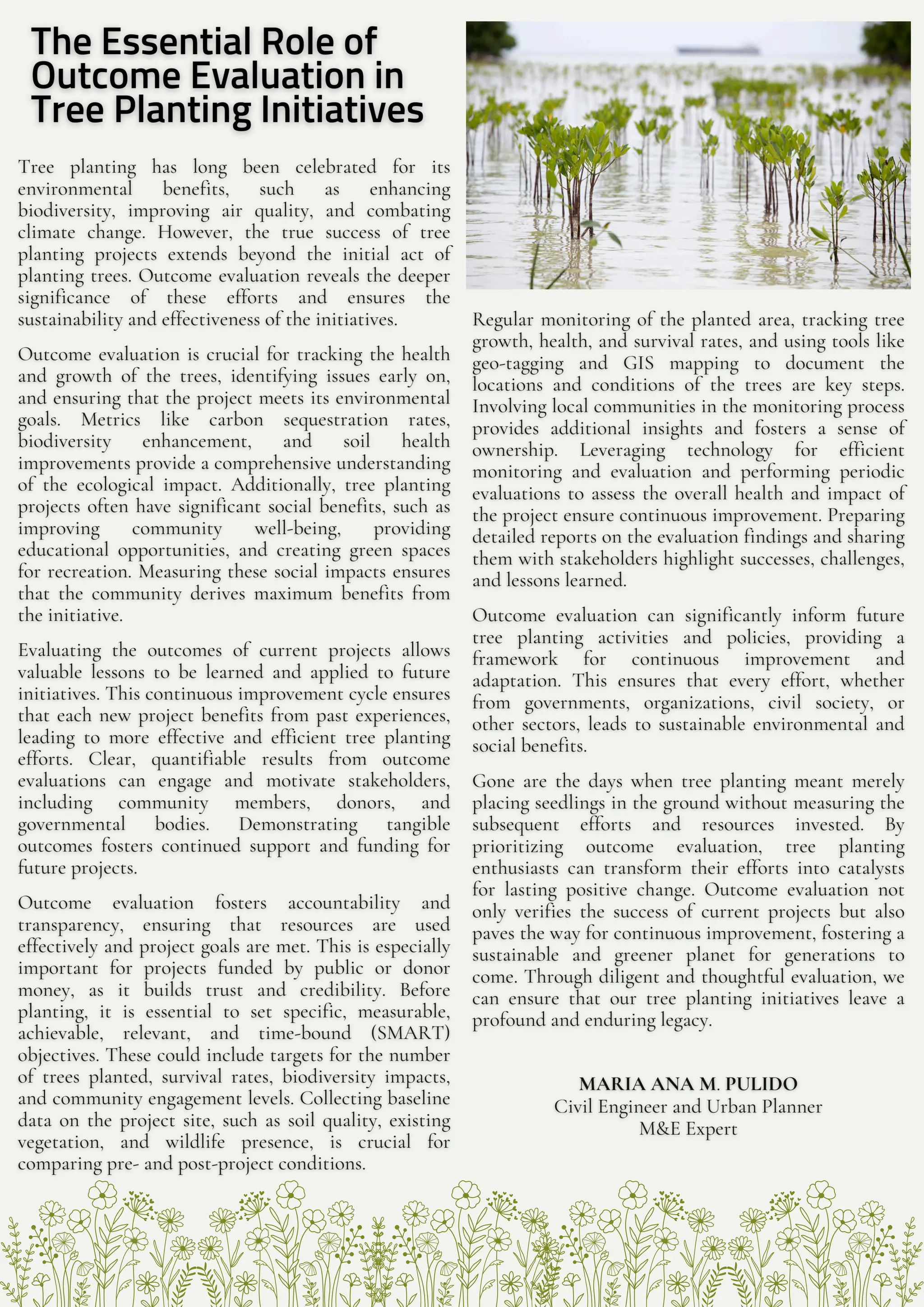 The Essential Role of Outcome Evaluation in Tree Planting Initiatives ...