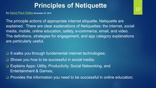 The essential rules of netiquette by Halina | PPT