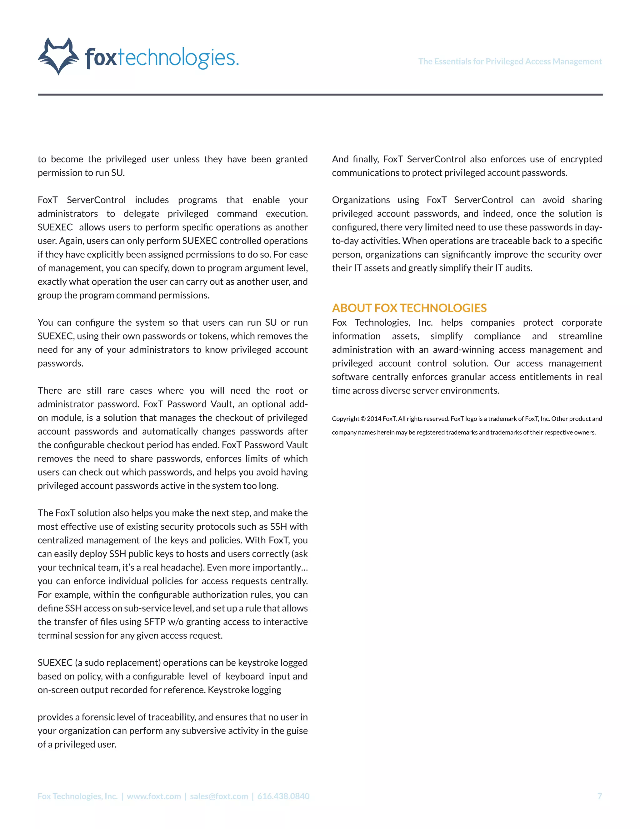 The Essentials | Privileged Access Management | PDF