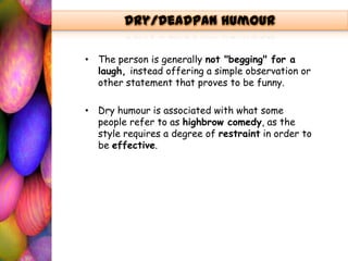 The essentials of Humour | PPTX