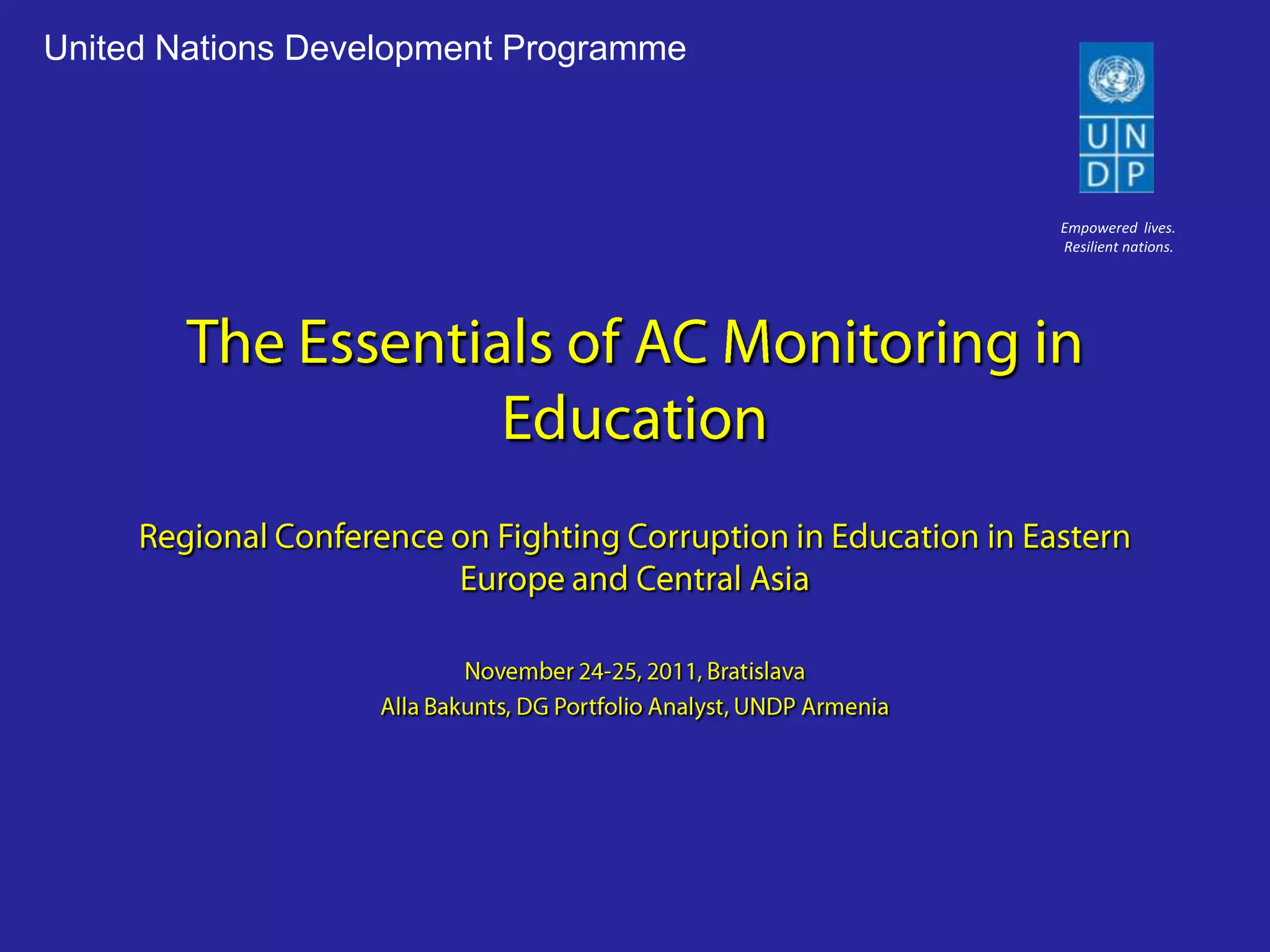 The essentials of AC Monitoring in Education | PPTX