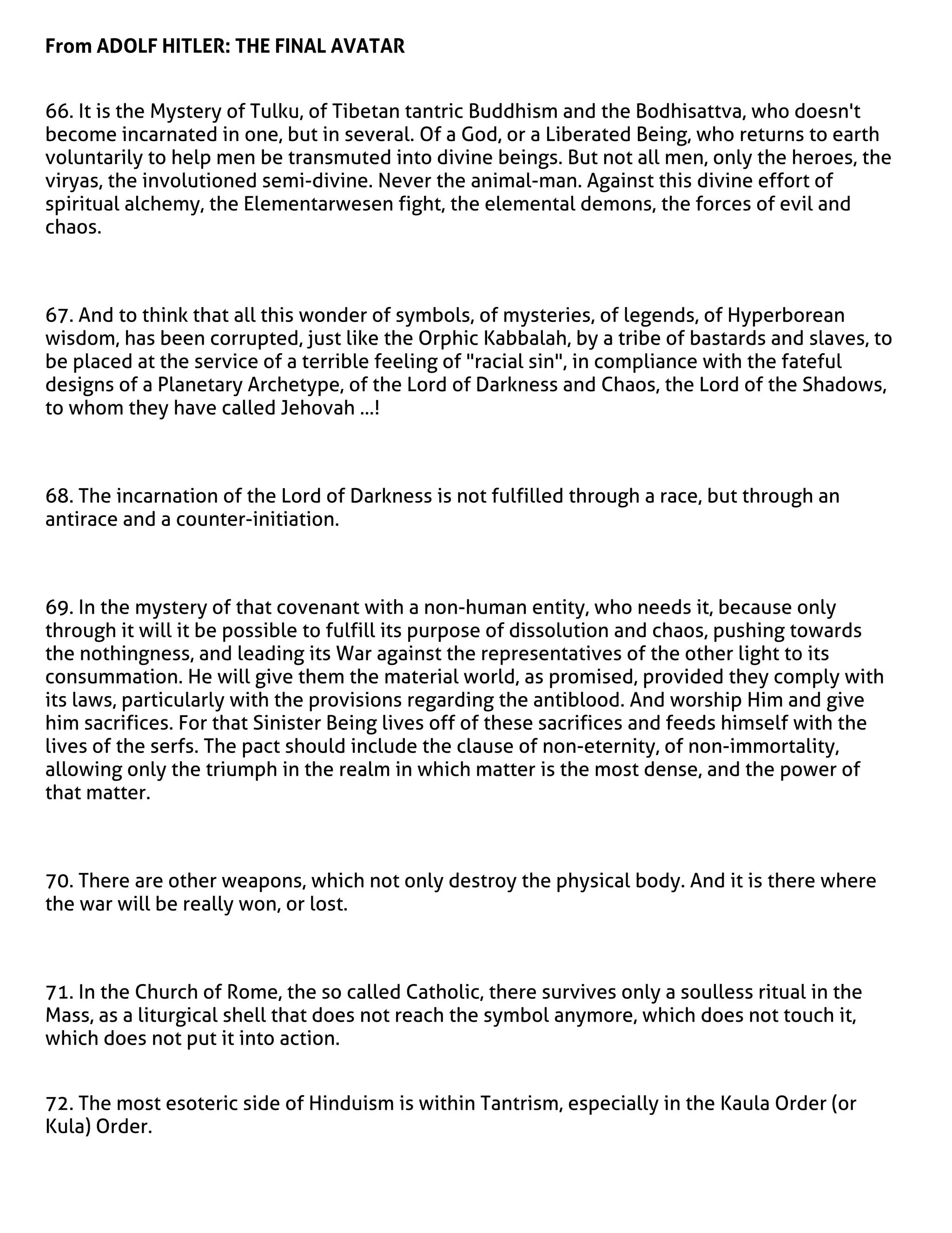 The essentials of esoteric hitlerism | PDF