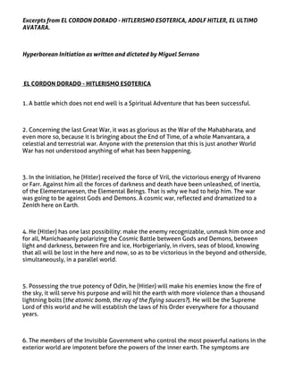 The essentials of esoteric hitlerism | PDF