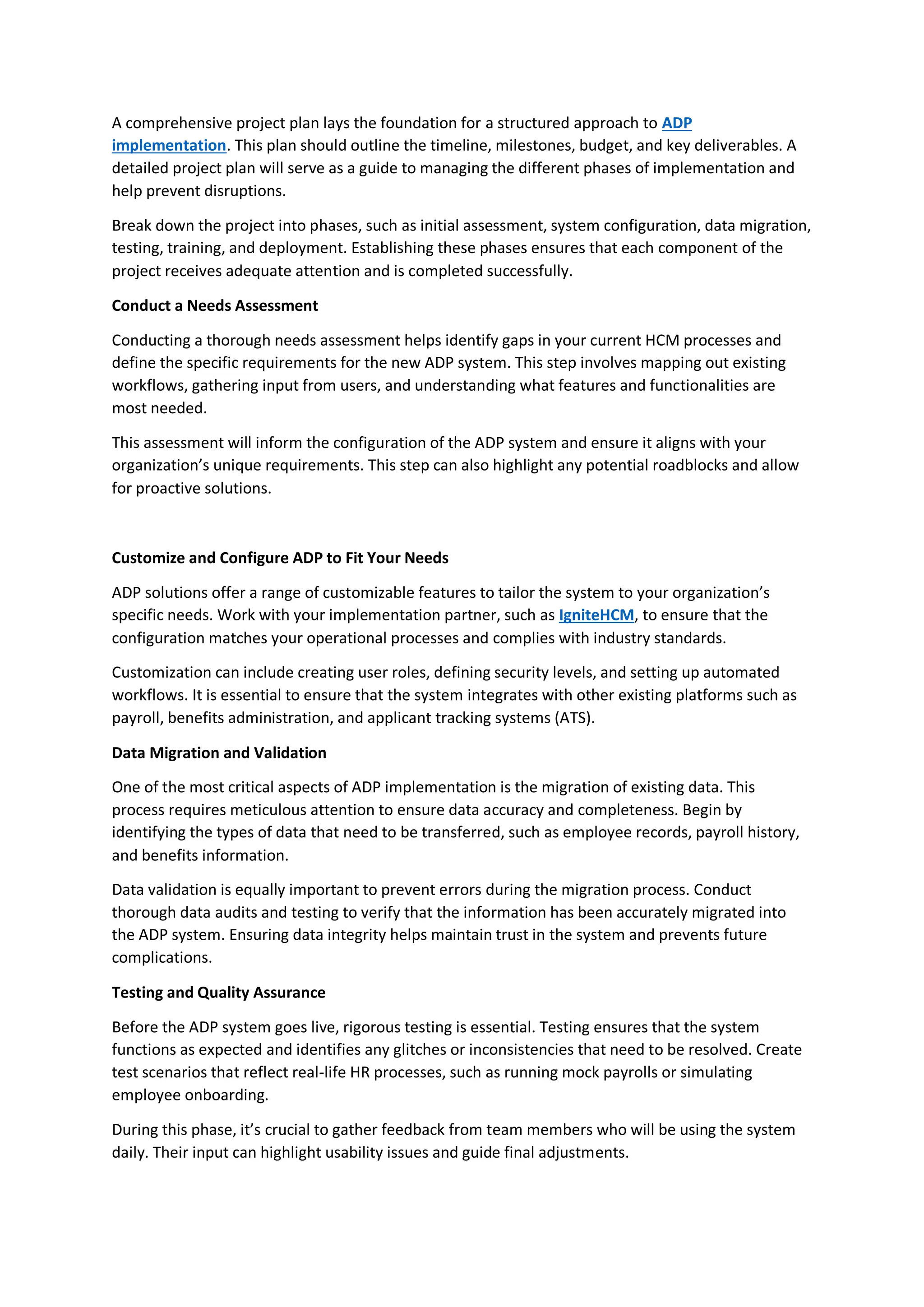 The Essential Steps for Successful ADP Implementation in Your ...