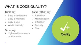The essential tools for test code quality improvement latest | PPT