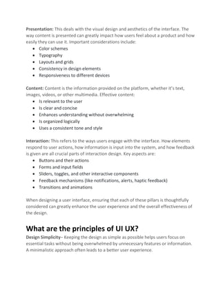 The Essential UIUX Designing Principles to Follow for Maintain Customer ...