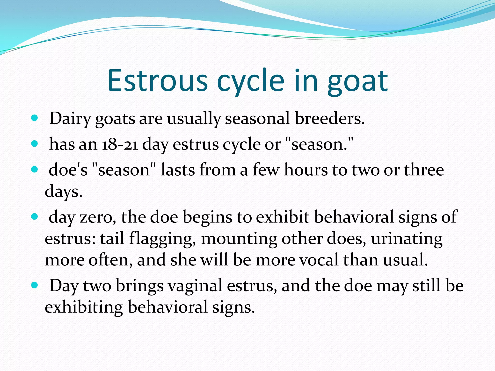 The estrous cycle | PPTX