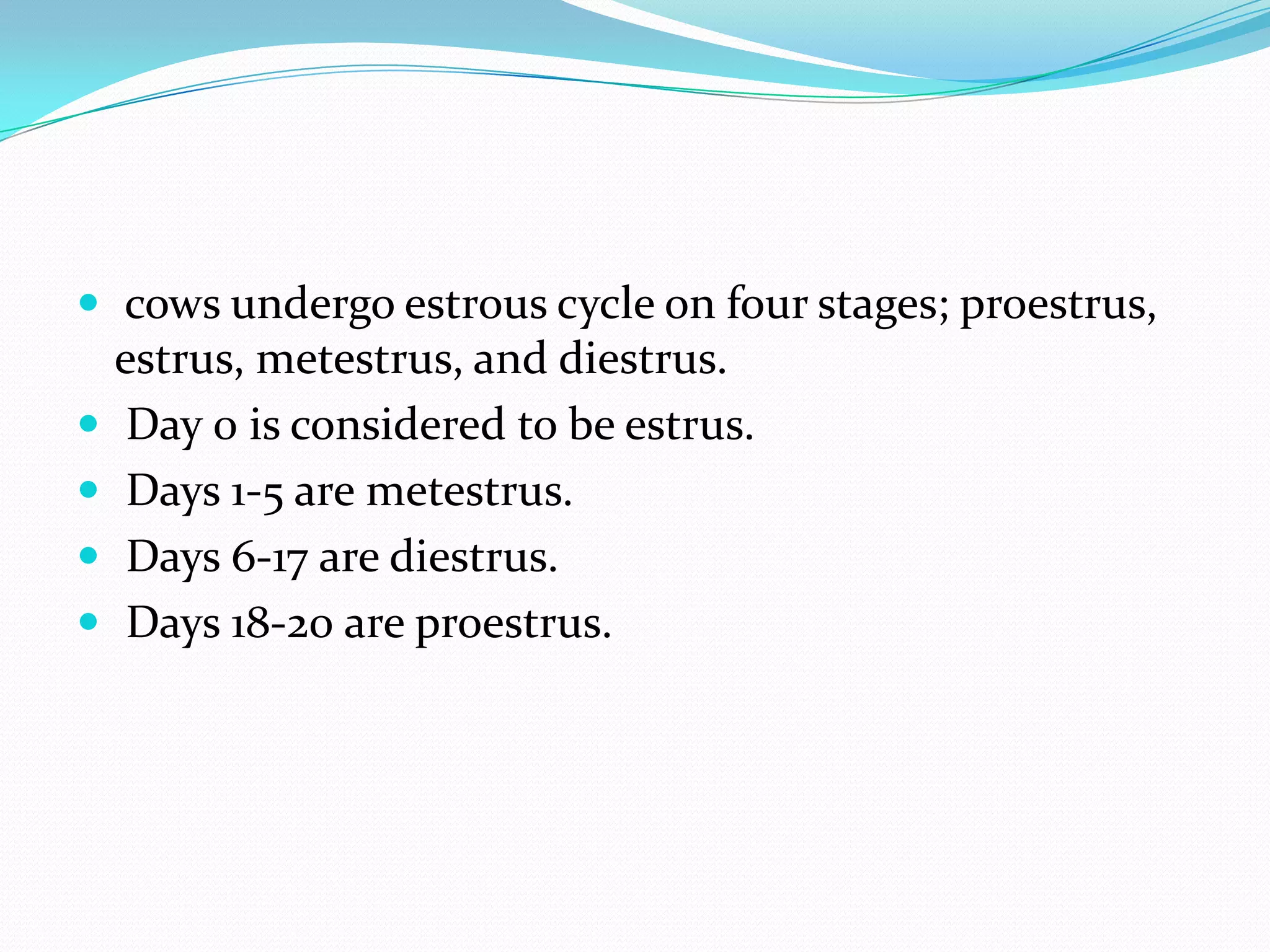 The estrous cycle | PPTX