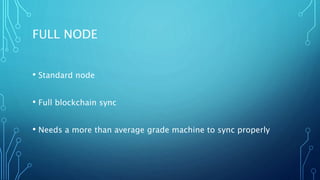 The Ethereum Blockchain - Introduction to Smart Contracts and Decentralized Applications | PPT