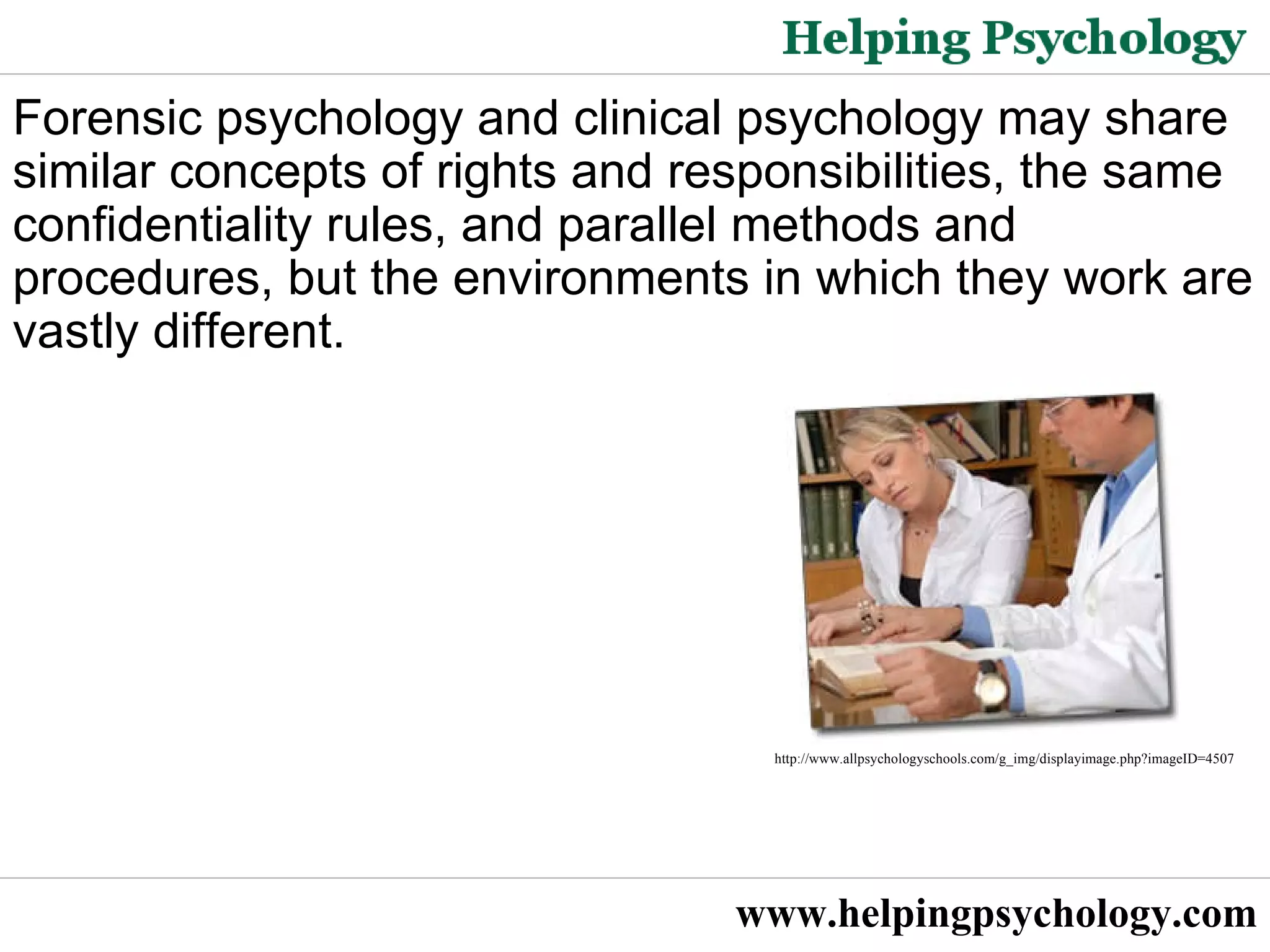 The Ethical Behavior of a Forensic Psychologist | PPT