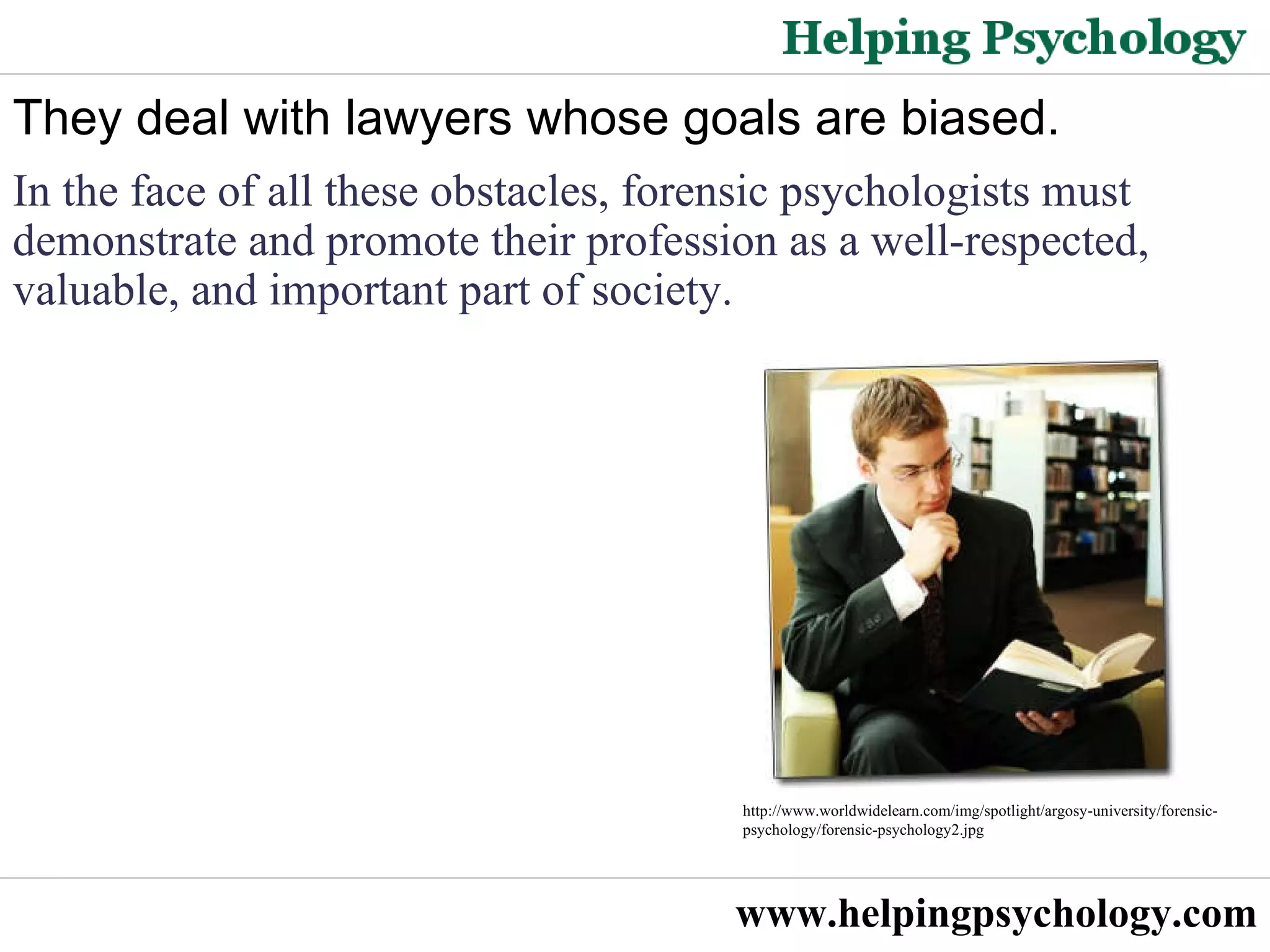 The Ethical Behavior of a Forensic Psychologist | PPT