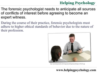 The Ethical Behavior of a Forensic Psychologist | PPT
