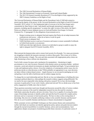 Paper on "The Ethical conduct of Science" by Professor Sheryl L ...