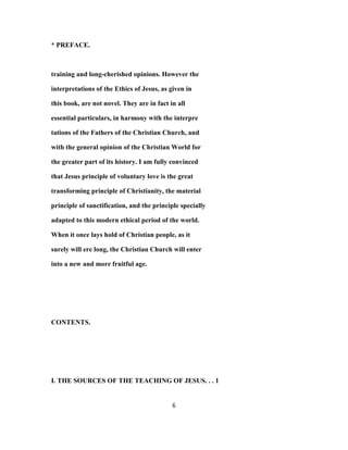 The ethical teaching of jesus | PDF