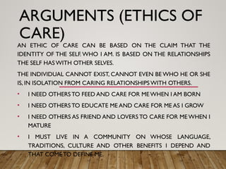 ETHICS OF CARE PRESENTATION IS PROVIDED HERE | PPTX