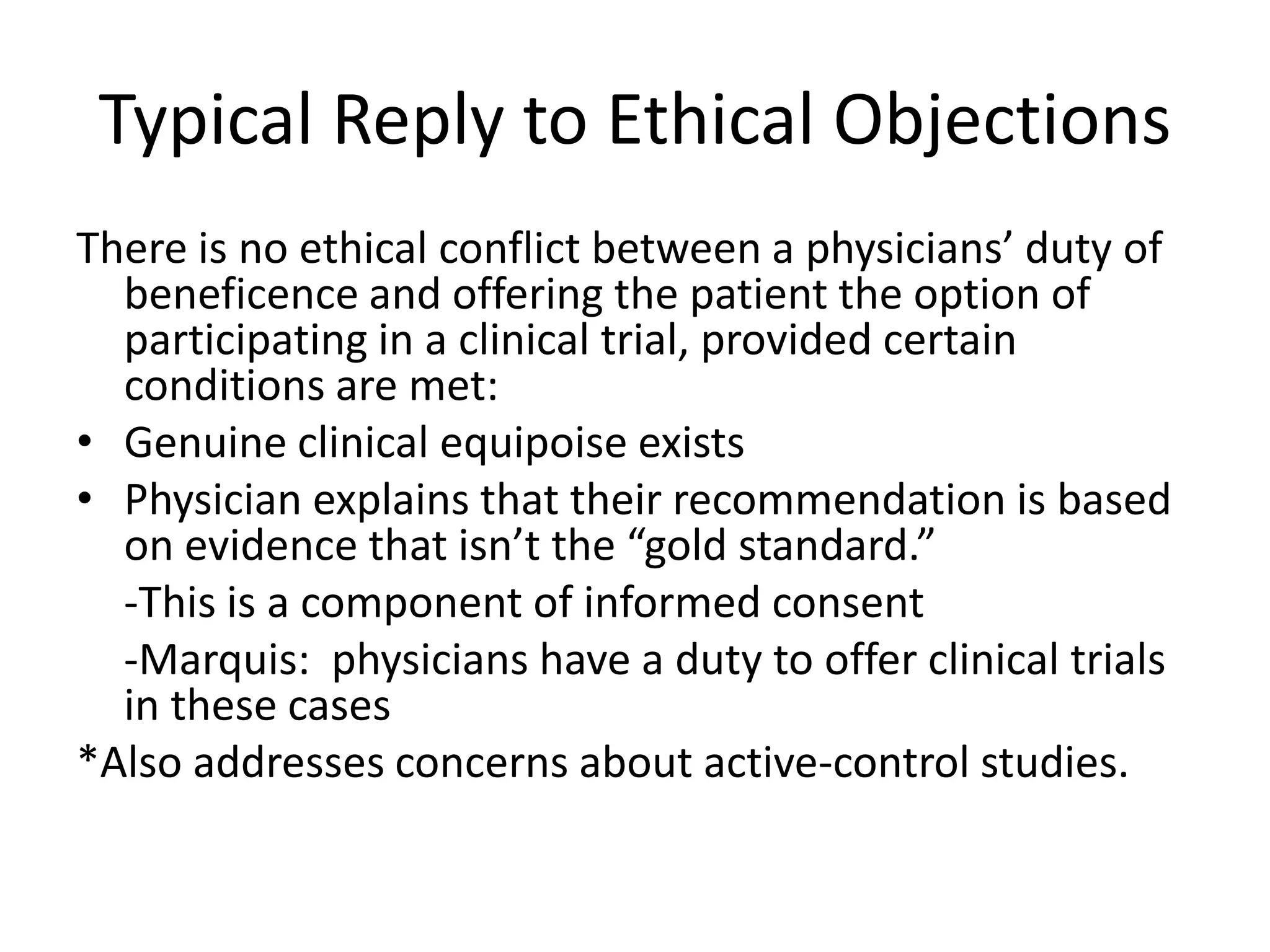 The ethics of clinical trials | PPT