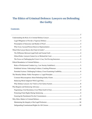 The Ethics of Criminal Defence Lawyers on Defending the Guilty.pdf