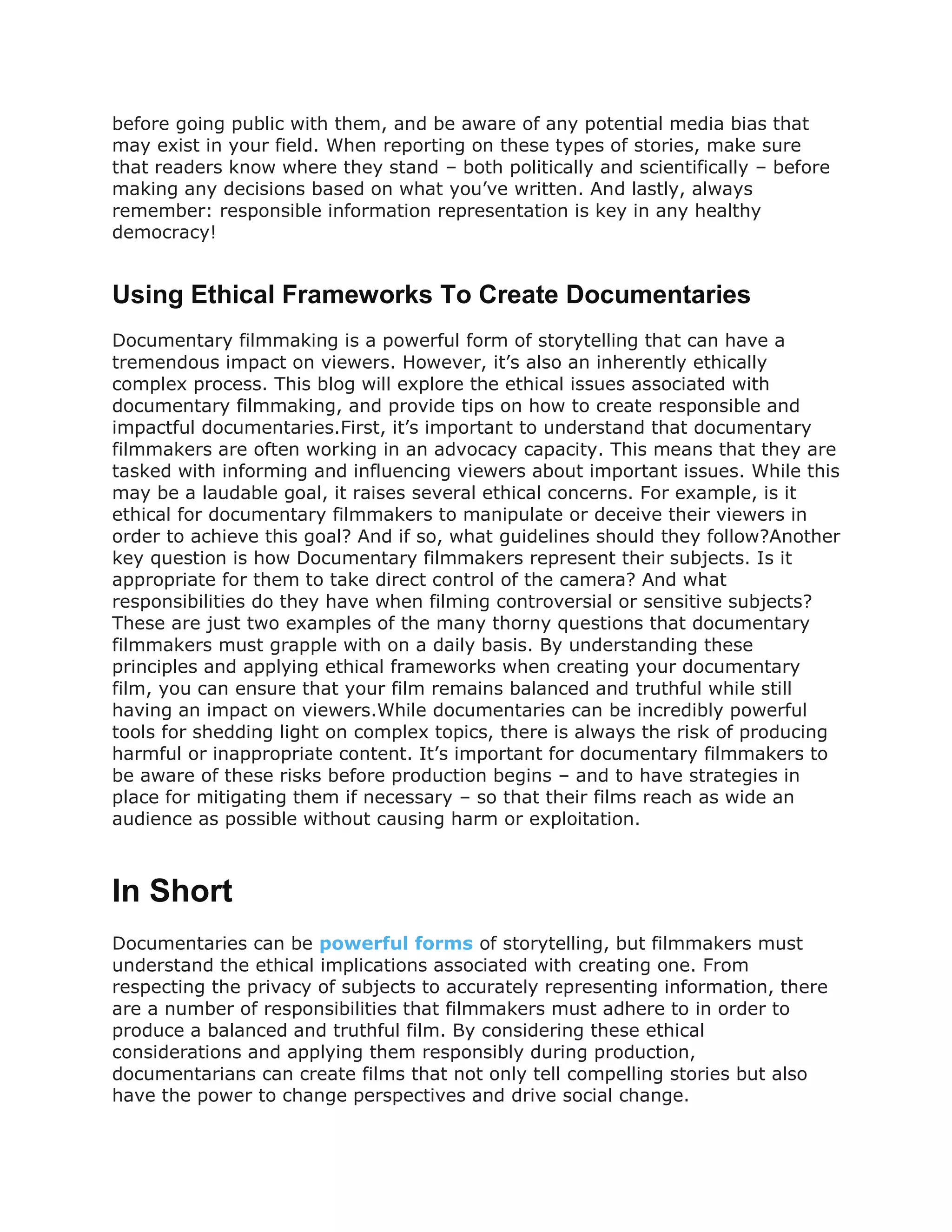 The Ethics of Documentary Filmmaking.pdf