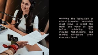 The Ethics of Journalism as an introduction | PPT