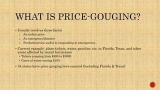 The ethics of price gouging | PPTX