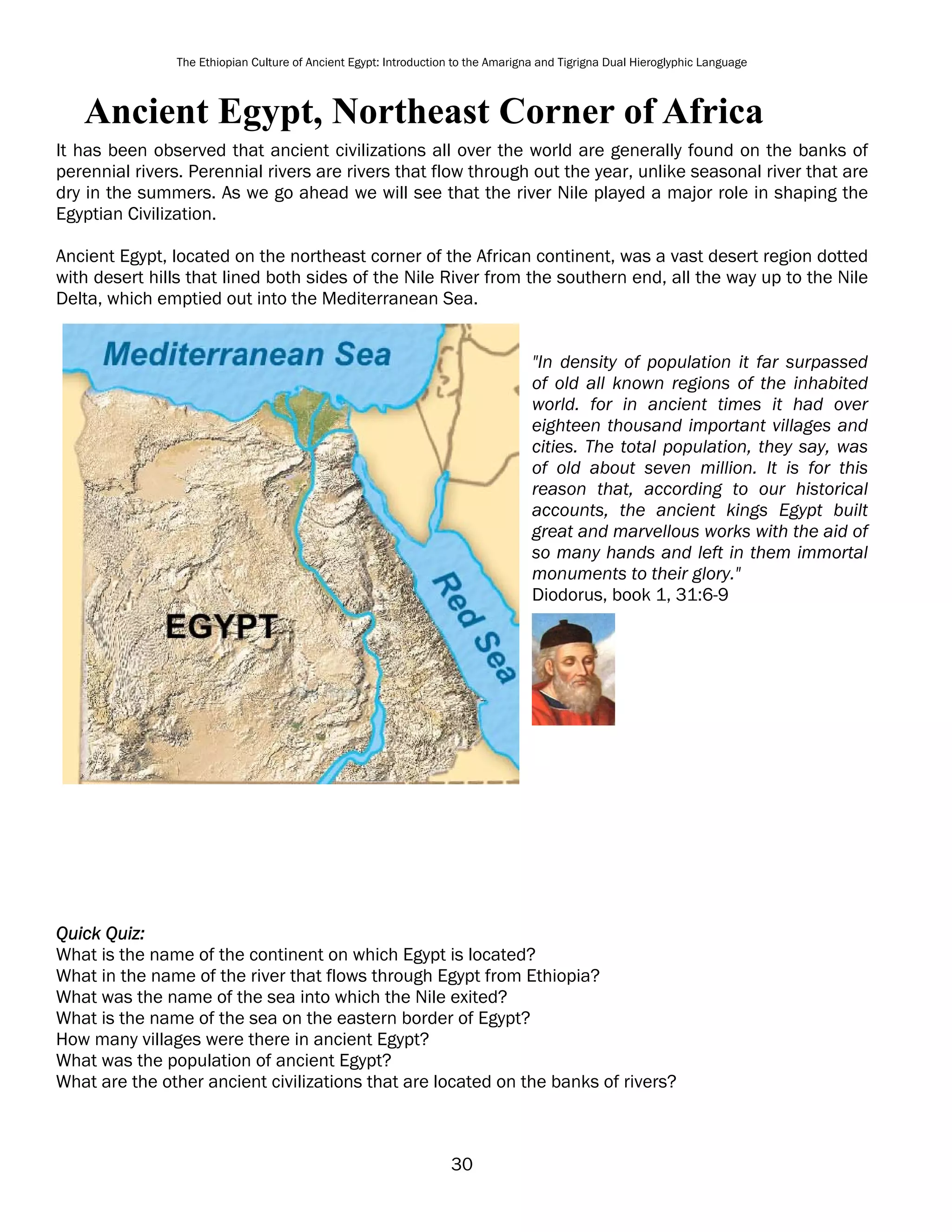 The Ethiopian Culture of Ancient Egypt: Introduction To Amarigna and ...