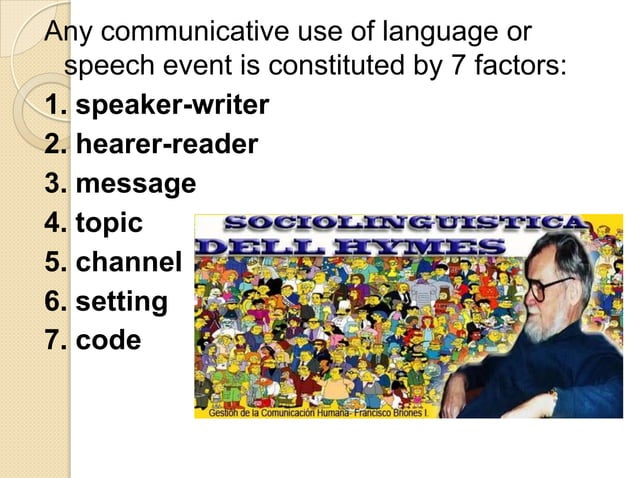 Ethnography of speaking and structure of conversation | PPTX ...