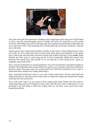 The Etiquette of Oryoki | PDF