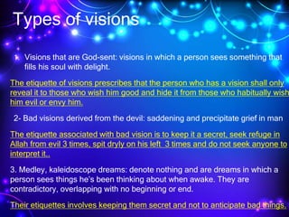 The etiquettes of Dreams and Visions.pptx