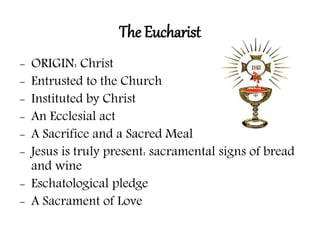 The eucharist | PPT