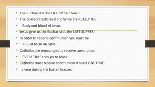 The eucharist | PPTX