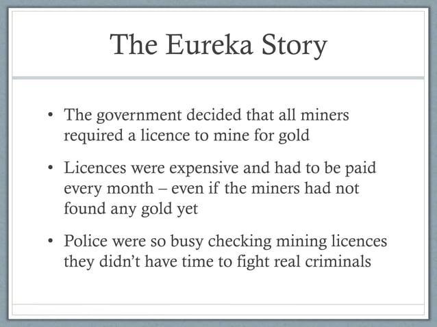 The eureka stockade | PPTX