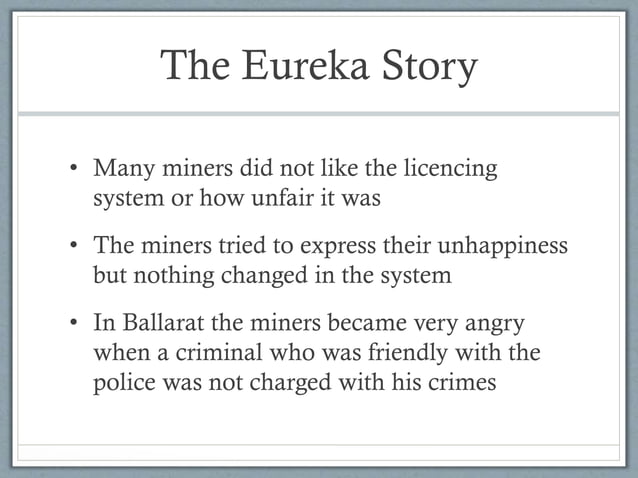 The eureka stockade | PPTX