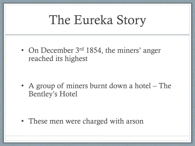 The eureka stockade | PPTX