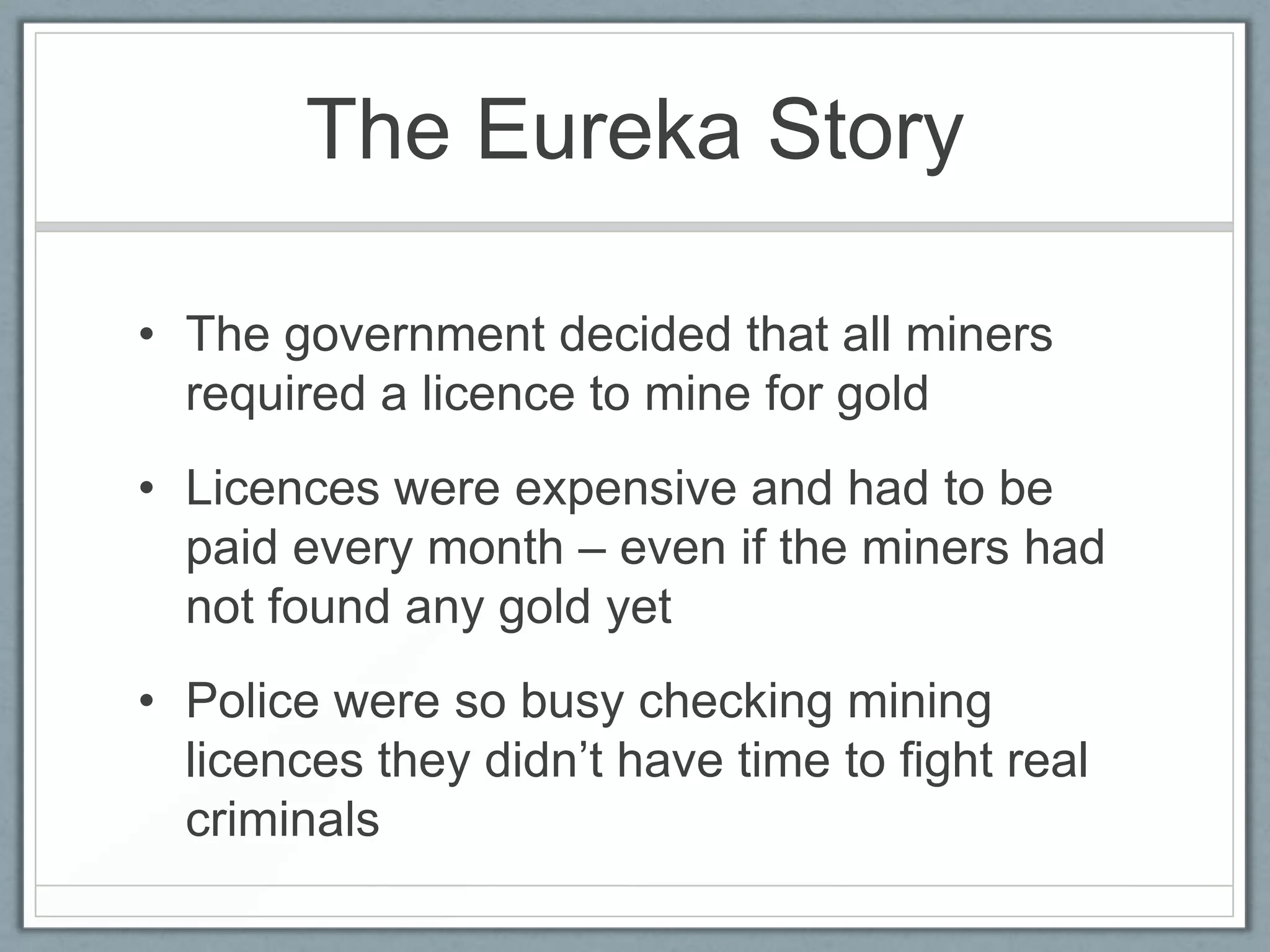 The eureka stockade | PPT