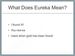 The eureka stockade | PPT