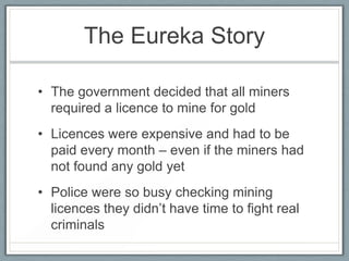 The eureka stockade | PPT