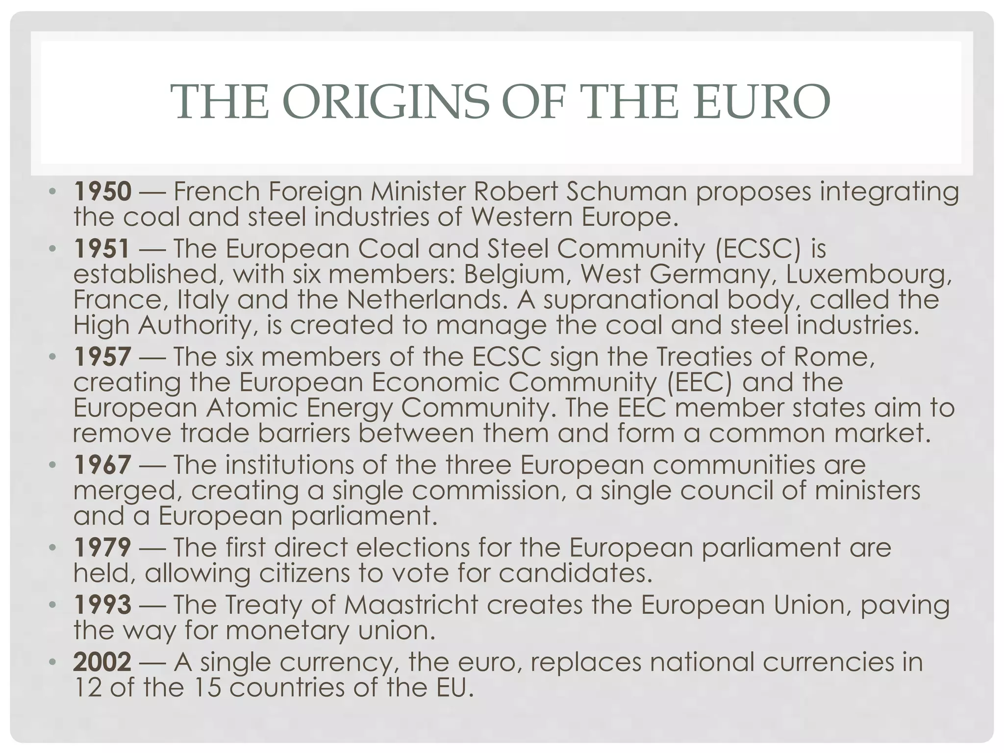 The euro | PPTX