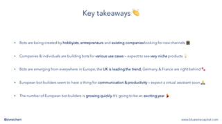 The European Bot Landscape (Q1 2016) | PPT