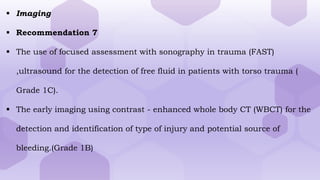The European guidelines on management of major bleeding and ...
