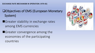 The European Monetary System | PPTX