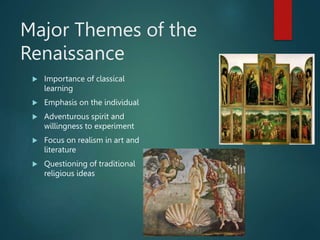 The European Renaissance.pptx Literature | PPT