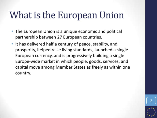 The european union | PPTX