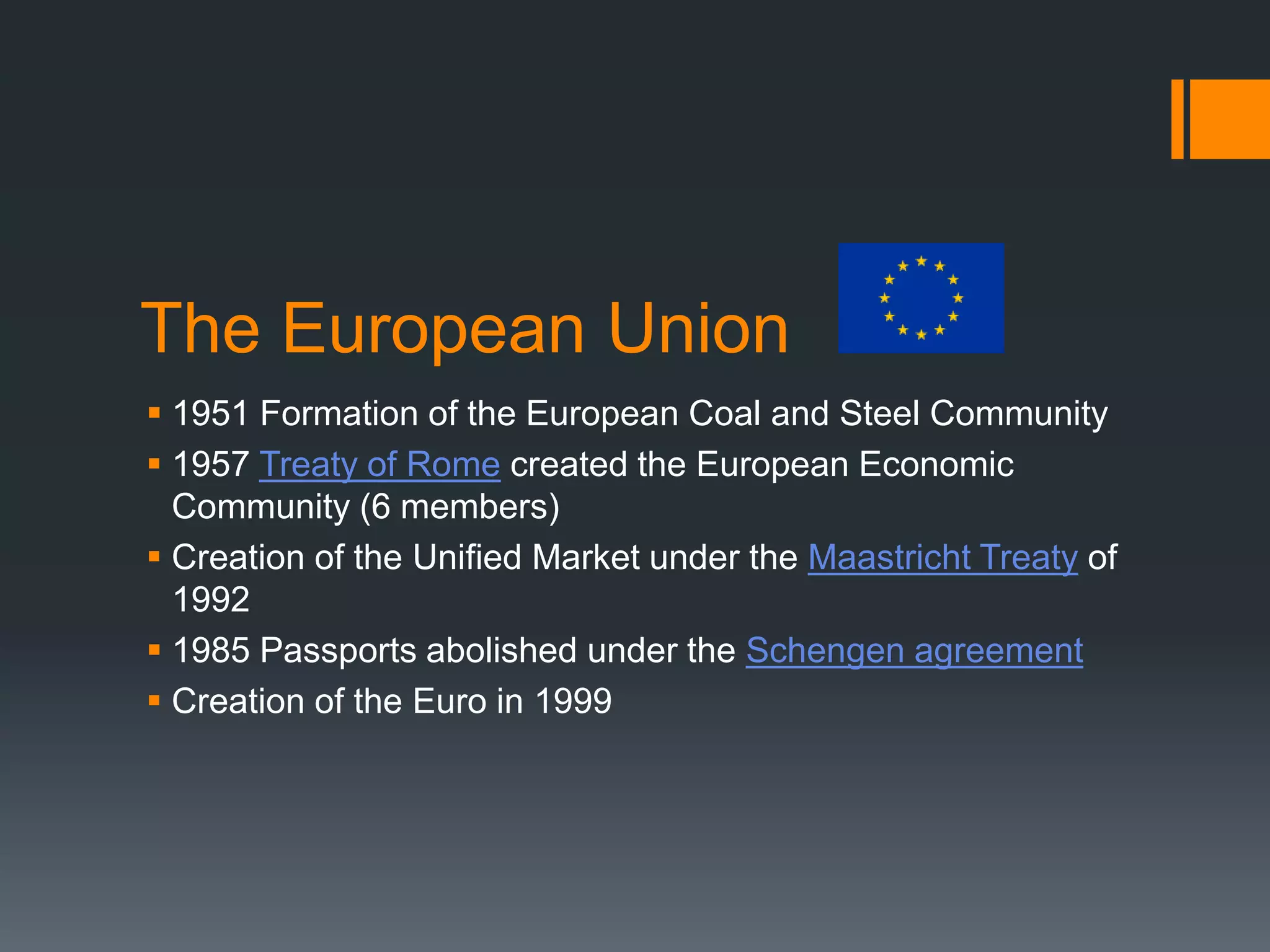 The European Union: Challenges and Opportunities | PPTX