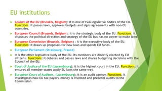 The european union | PPTX