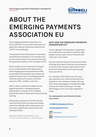 The european union payments landscape in perspective | PDF