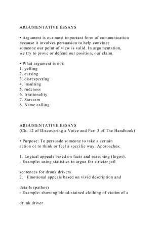 The Evaluation ArgumentChapter 14, Practical ArgumentMig.docx