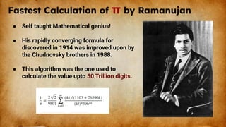 the evaluation of pi in Bharat presentation.pdf