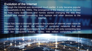 the evalution of internet in the modern.pptx